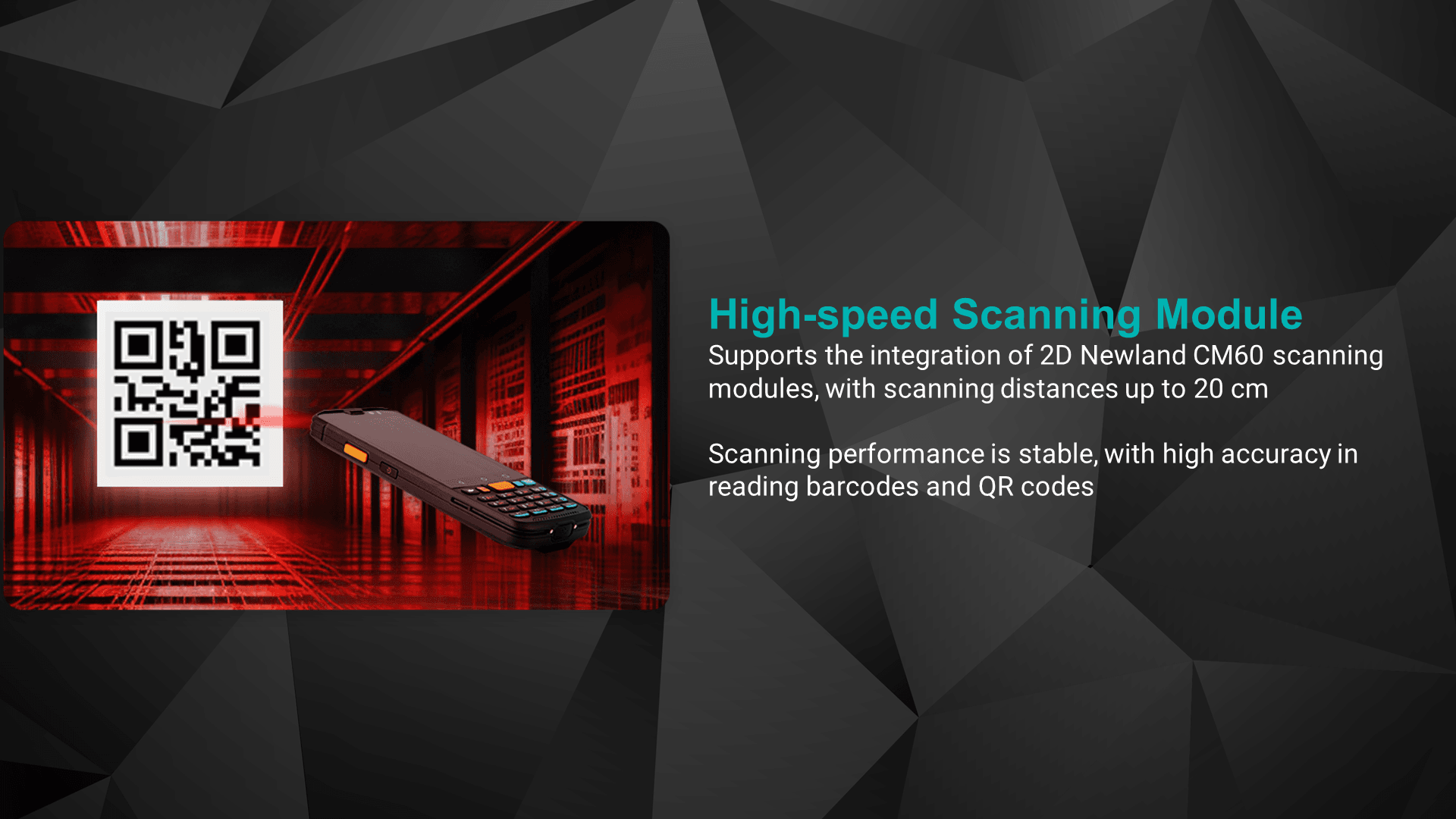 Android Barcode Scanner PDA with Keyboard KP36