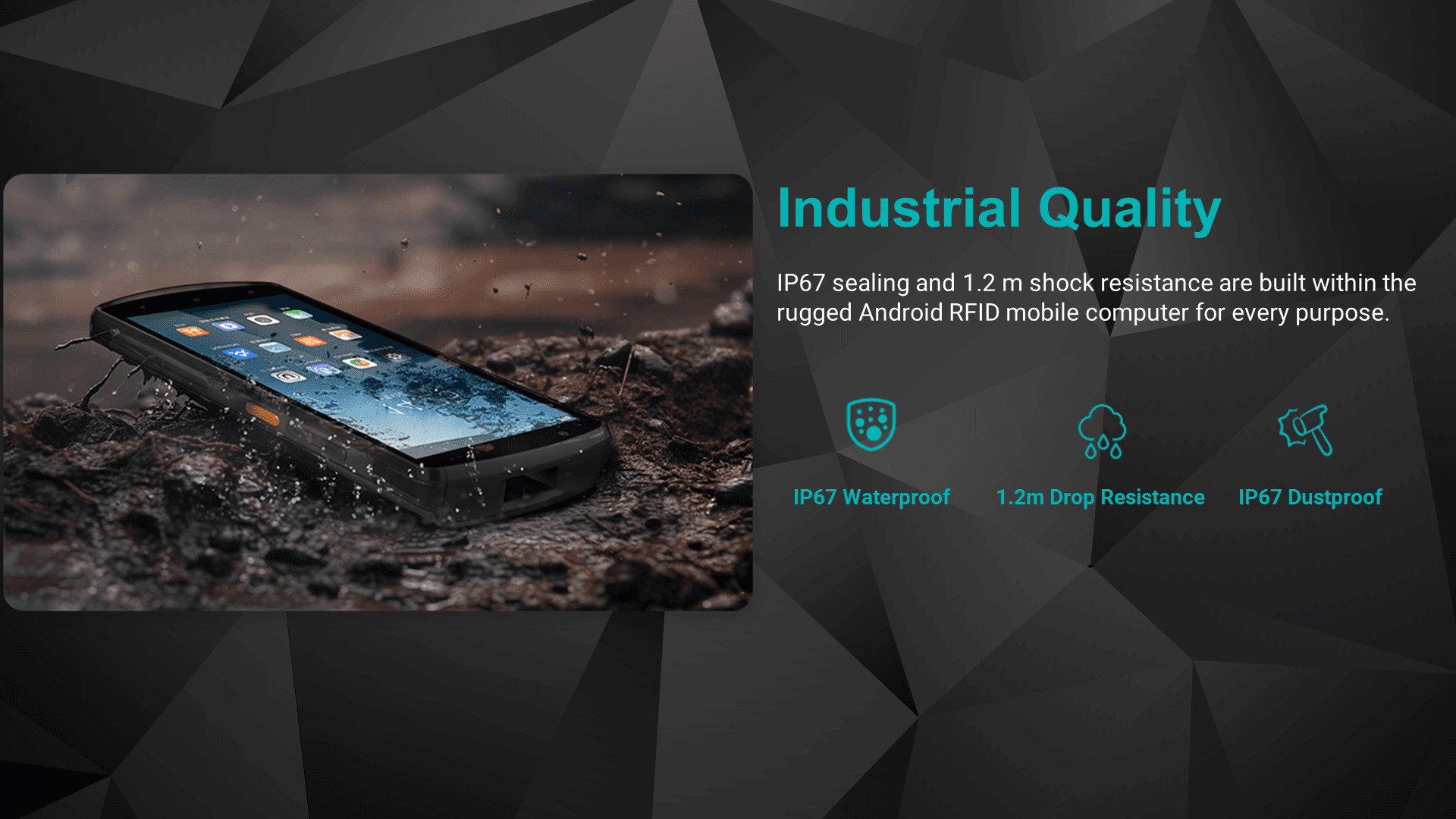 5G Android Portable Barcode RFID Scanner KP18