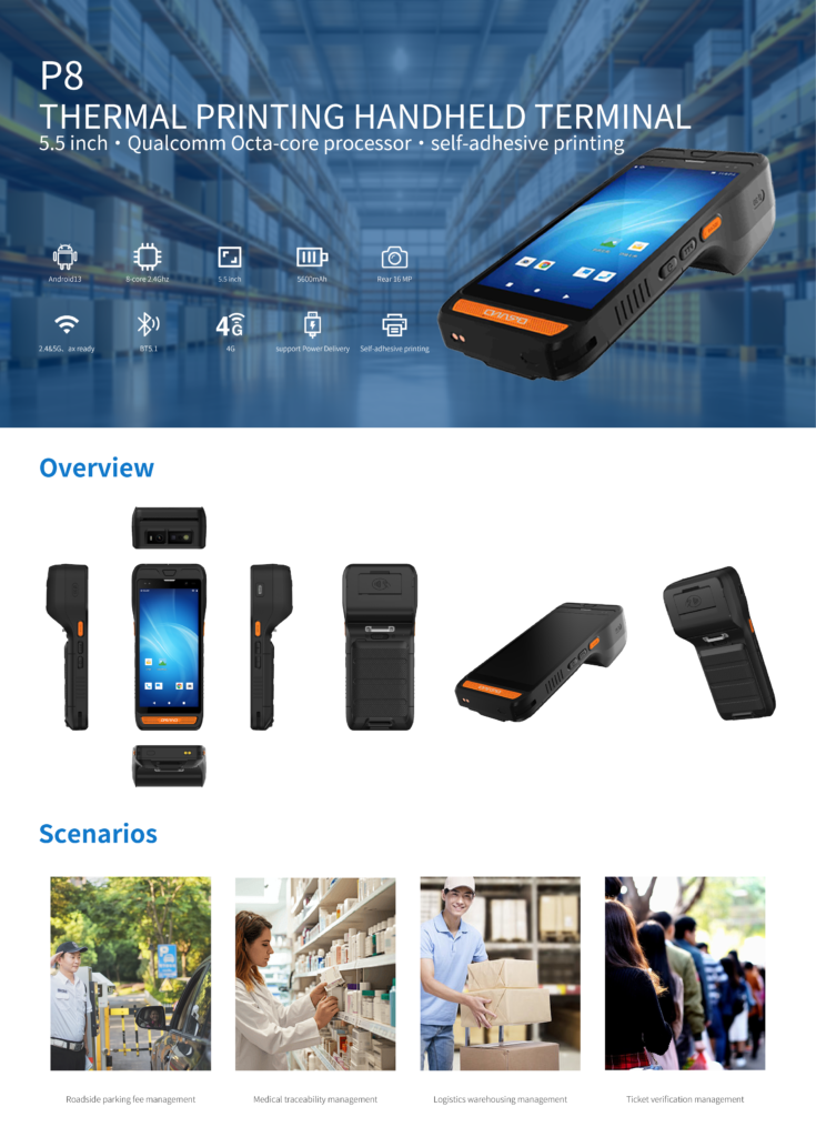 Thermal Printing Handheld Terminal PDA